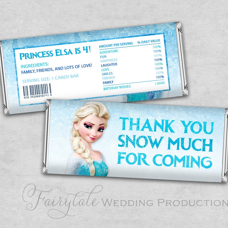 Frozen Wrappers - Etsy