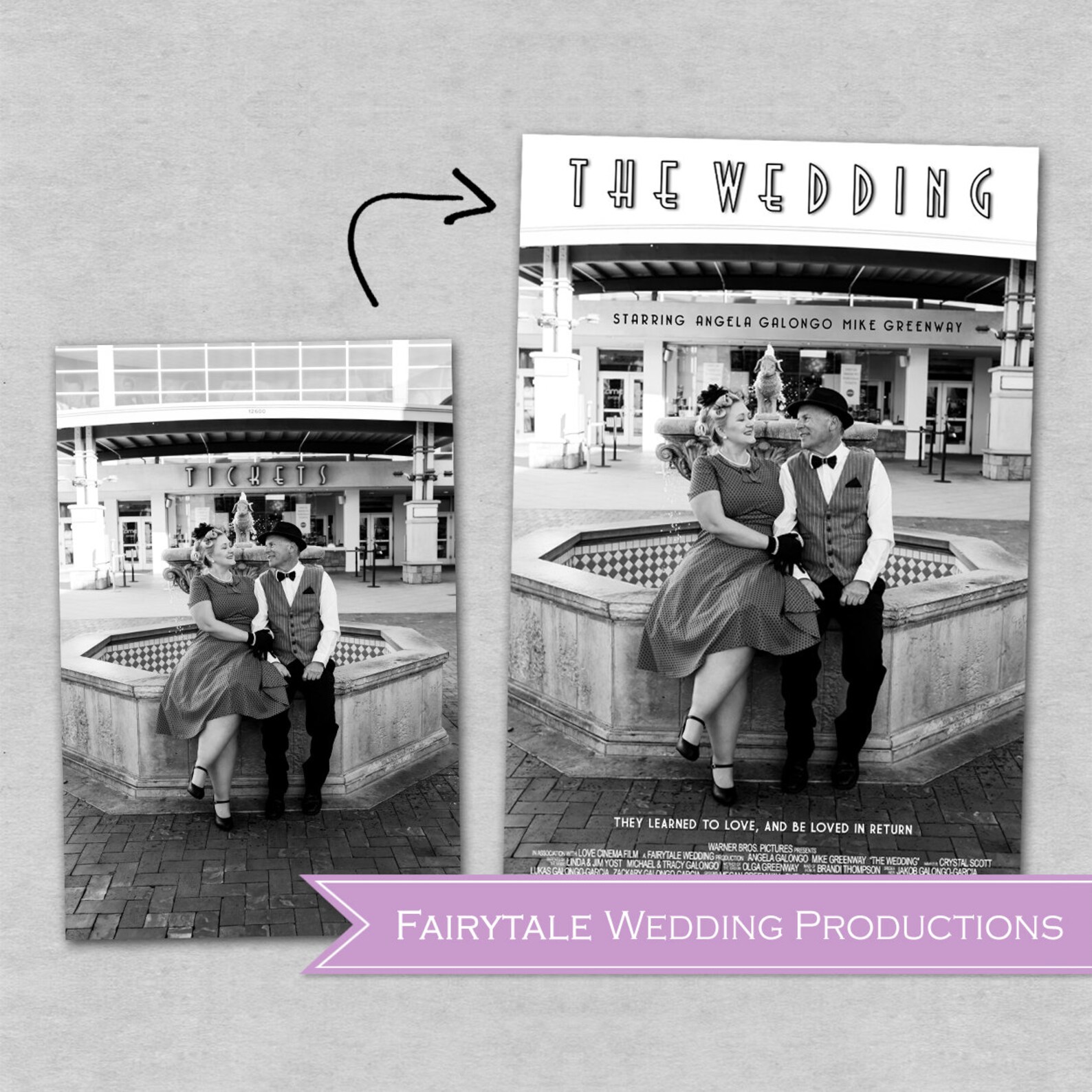 Personalized Movie-themed Wedding Poster Welcome Sign Wedding Signage ...