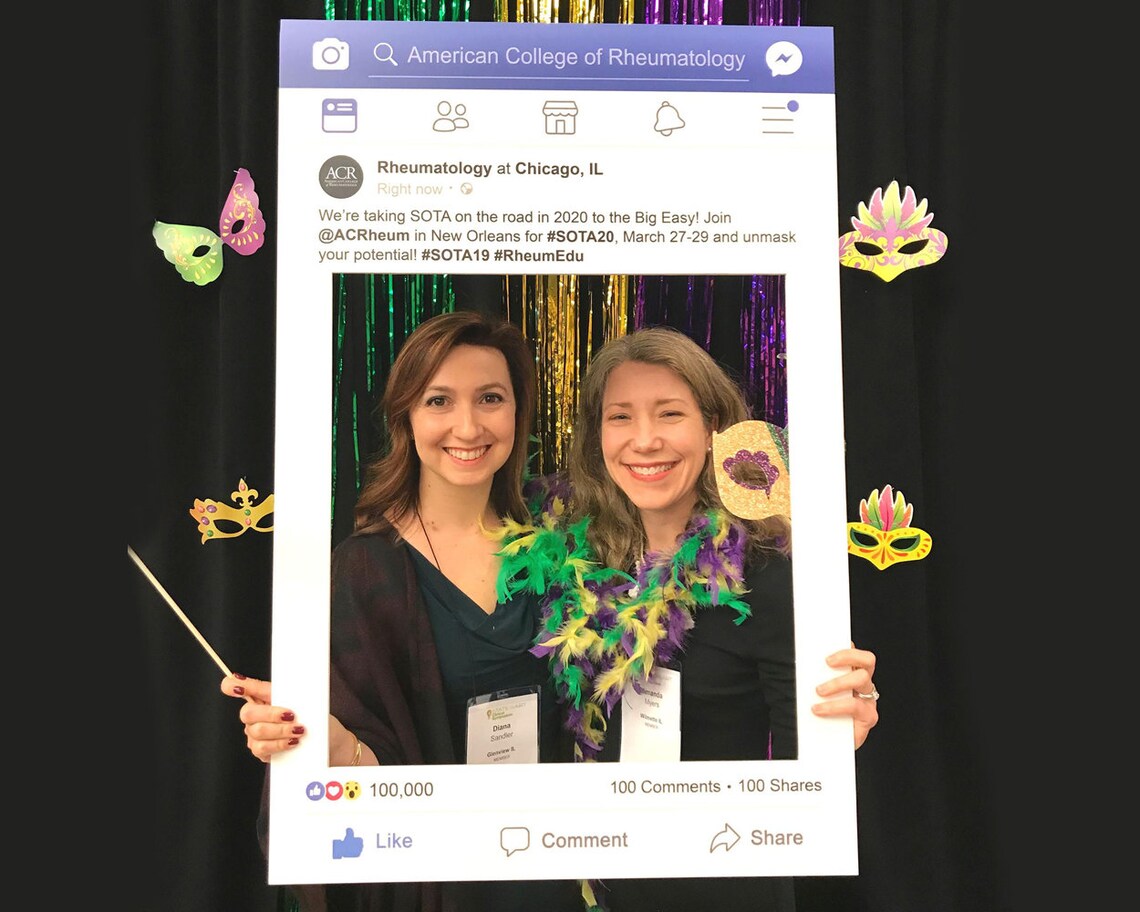 Personalized Facebook Frame Poster Board Prop for Birthdays - Etsy