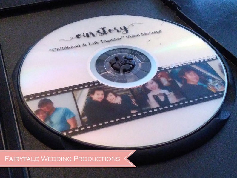 Personalized Wedding DVD Reception Slideshow - Photo & Video Montage ...