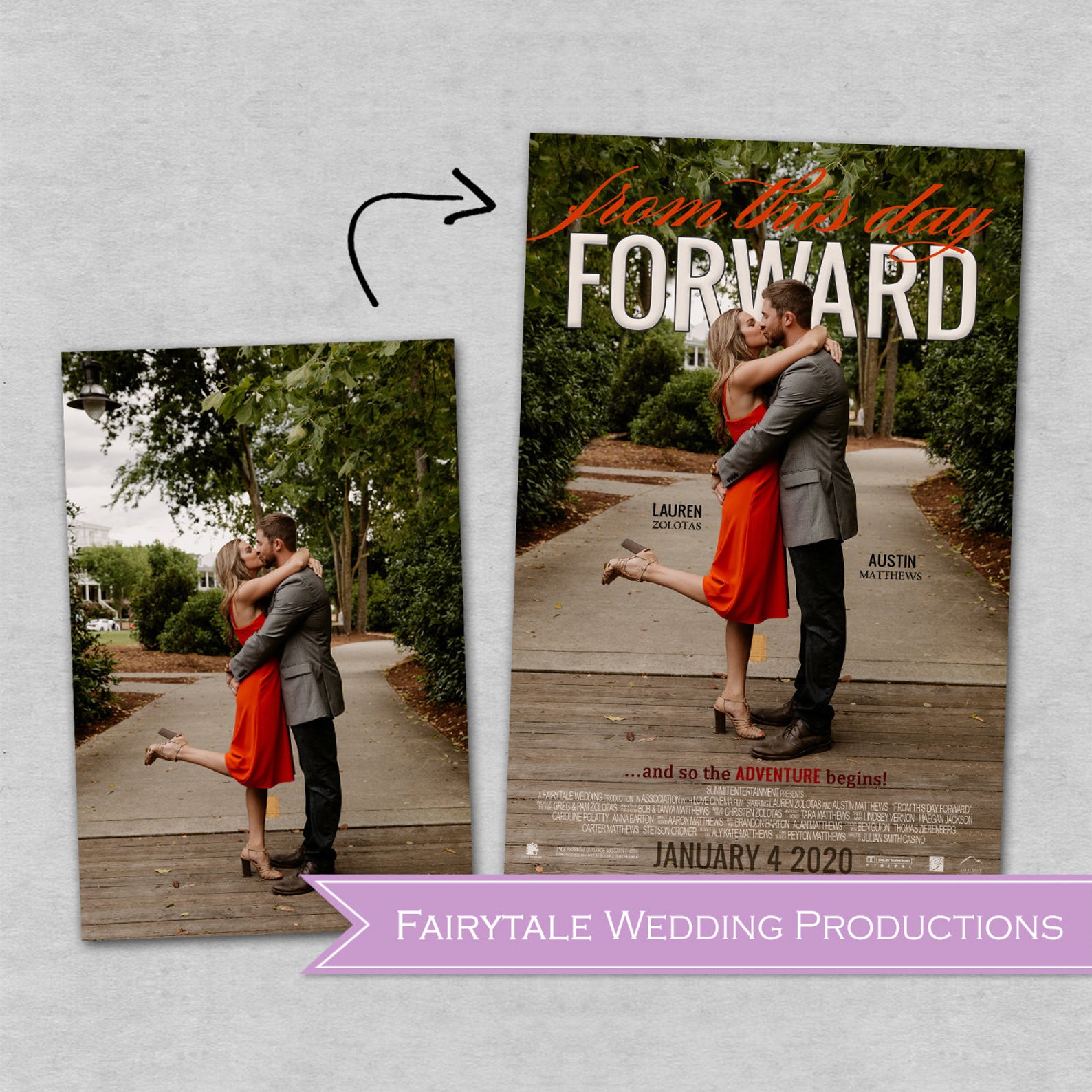 Personalized Movie-themed Wedding Poster Welcome Sign Wedding - Etsy