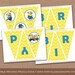 Despicable Me Minions Happy Birthday Banner Bunting Pennant Party Flags ...