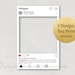 Social Media Photo Frame, Instagram Photo Booth Frame, Instagram Cutout ...