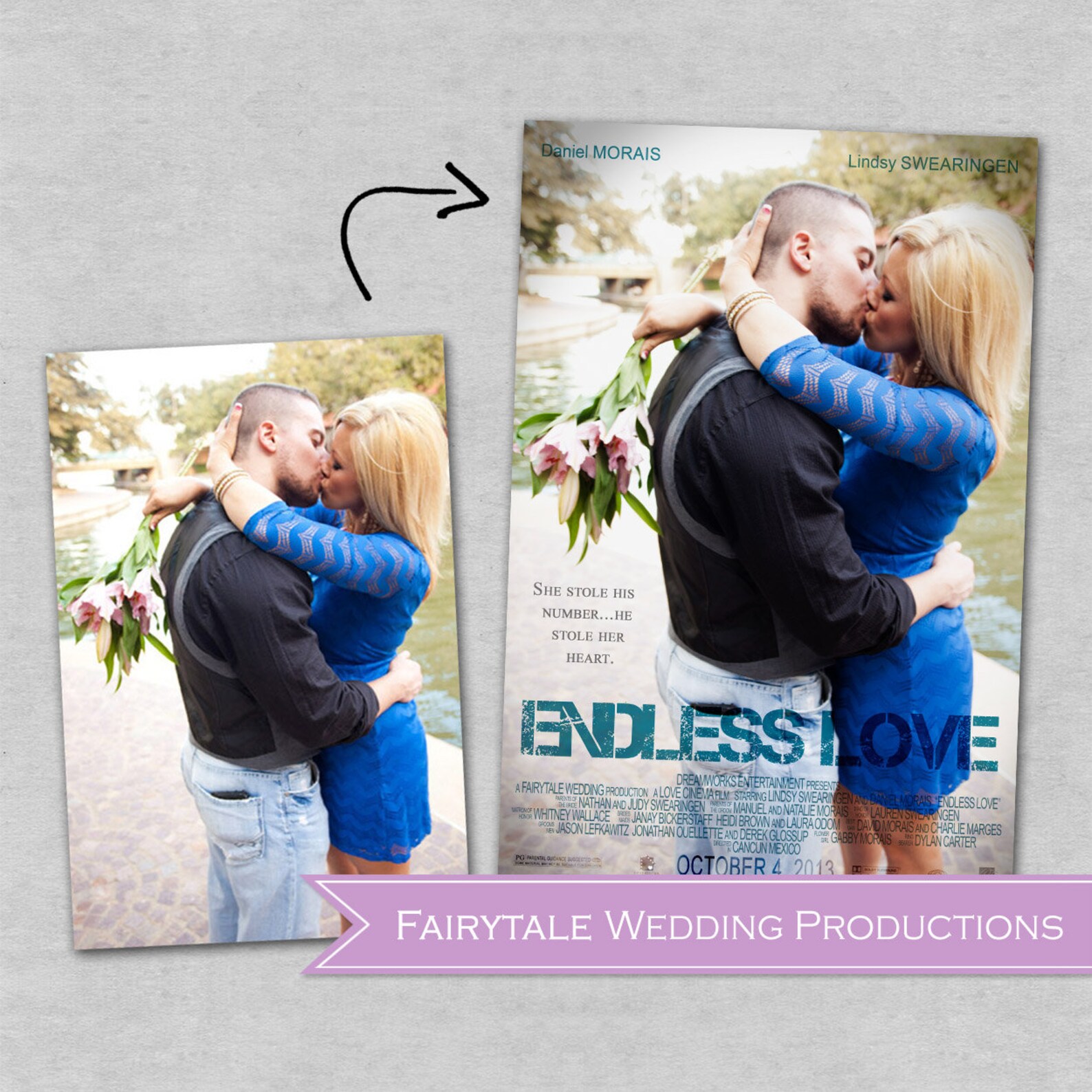 Personalized Movie-themed Wedding Poster Welcome Sign Wedding - Etsy