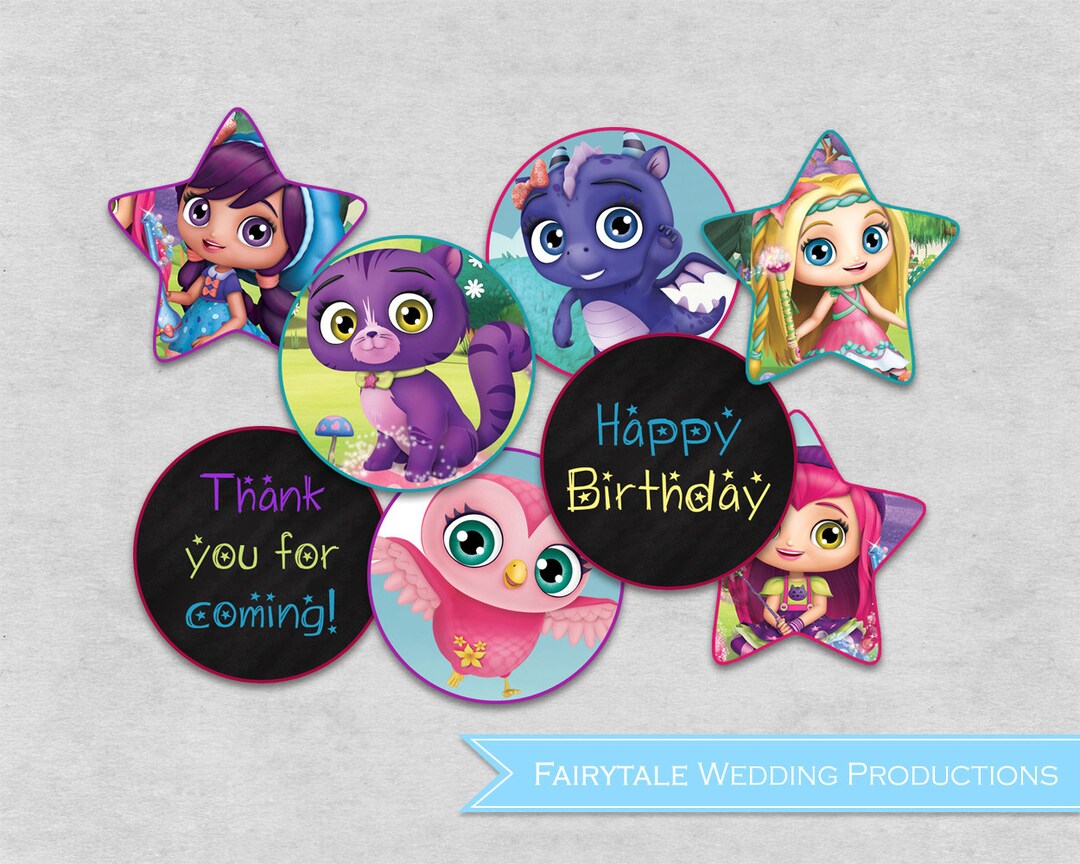 Little Charmers Nickelodeon Junior Chalkboard Style Birthday Party ...