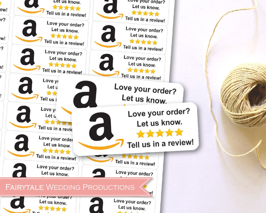 Amazon Thank You for Your Purchase Love Your Product Please Leave a ...