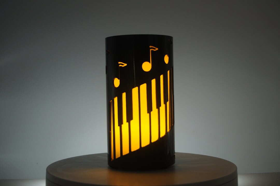 Piano Keys Bottomless Luminary - Etsy