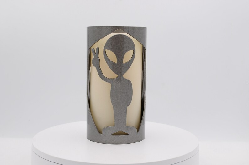 Alien Decorative Metal Candle Holder - Etsy