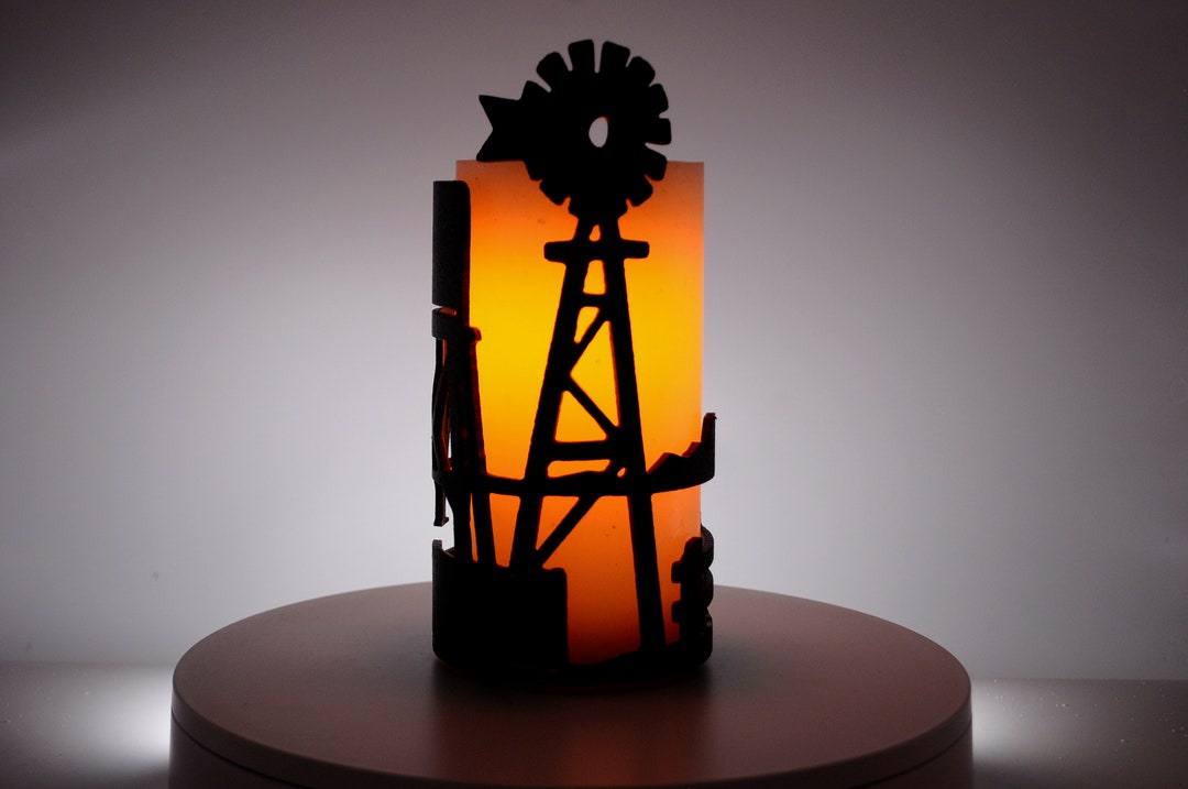 Windmill Decorative Metal Candle Holder - Etsy