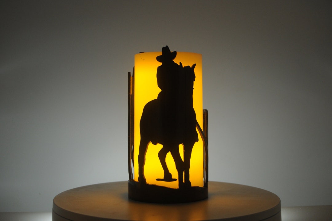 Team Roping - Metal Candle Holder Luminary - Etsy