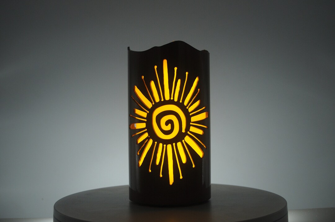 Spiral Sun Decorative Metal Candle Holder - Etsy