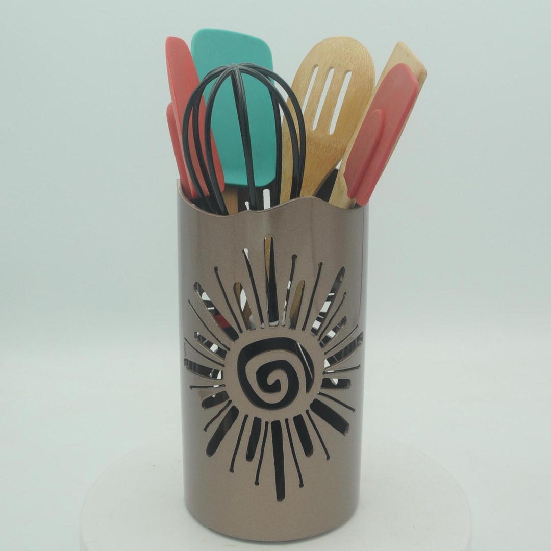 Spiral Sun Utensil and Candle Holder - Etsy