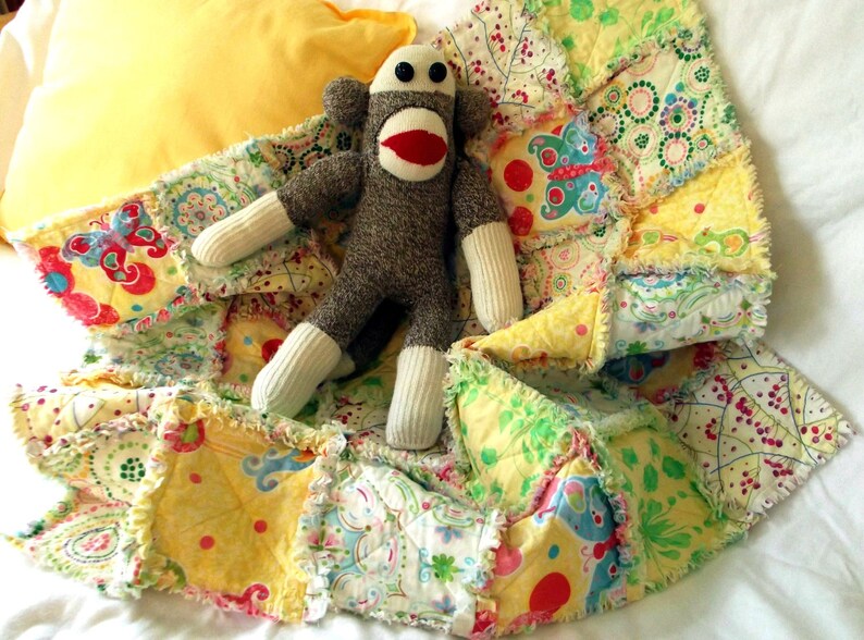 Rag Quilt for Babies or Kids - Carousel - Etsy