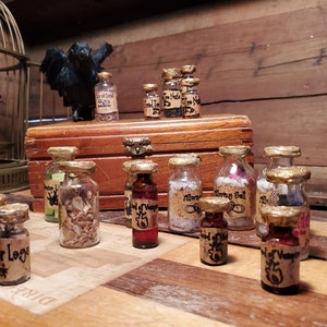 Bottled Lavender Black Crow Potion - Etsy