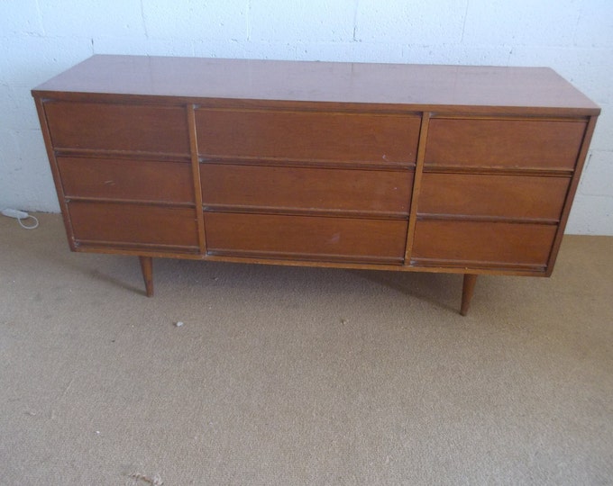 Mid Century Modern Danish Style Long Dresser - Etsy