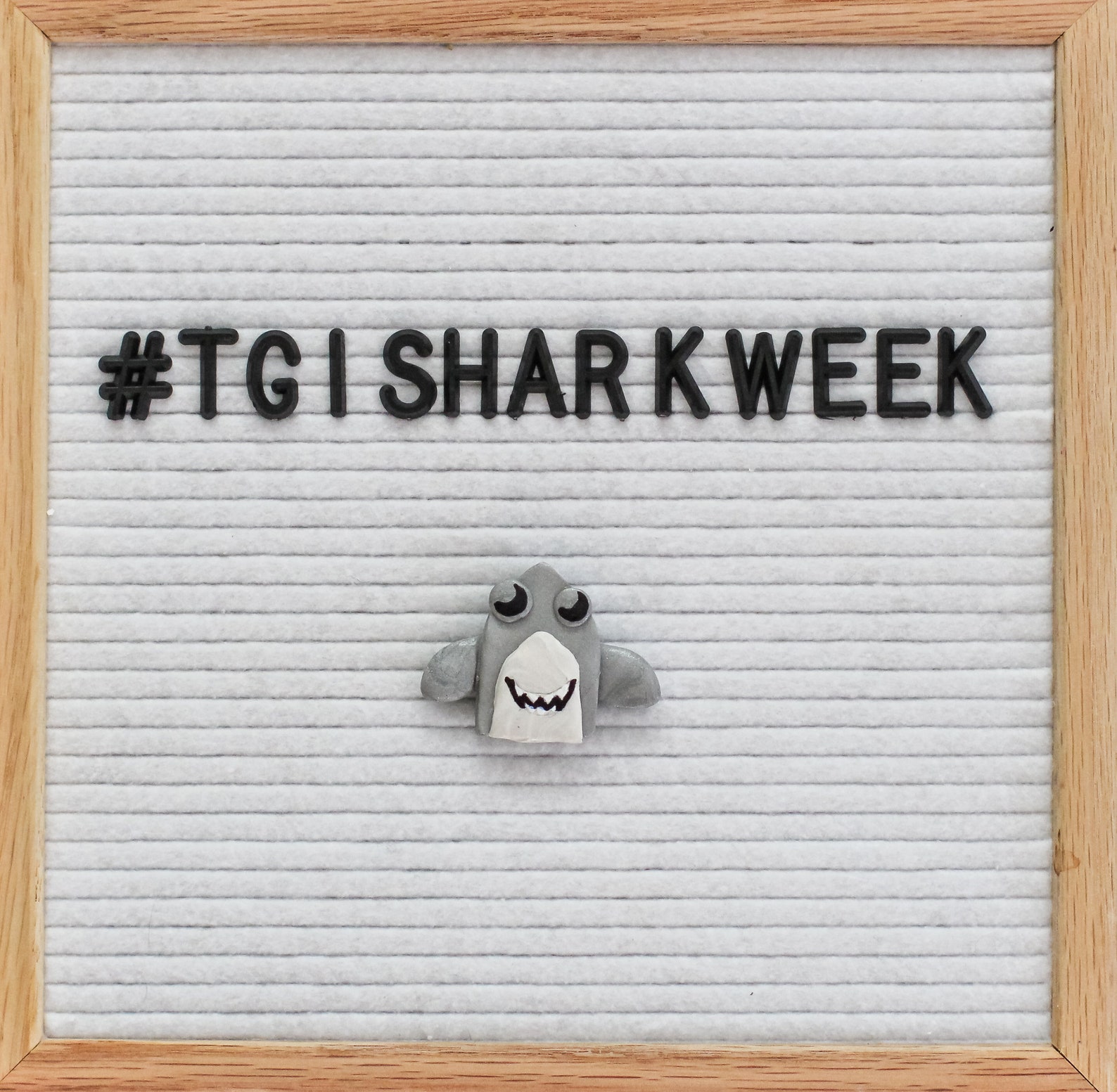 Shark Letter Board Ornament // Shark Week Felt Letter Board | Etsy