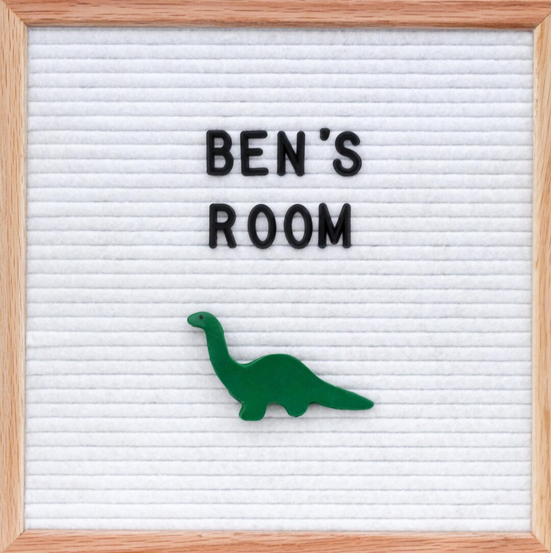 DINOSAUR LETTERBOARD ORNAMENT ( Brontosaurus) / Felt Letter Board ...