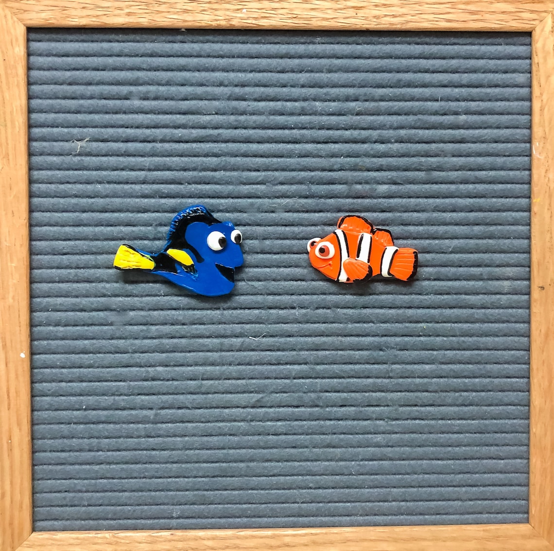 Under the Sea Fish Letter Board Ornaments // Felt Letter Board | Etsy