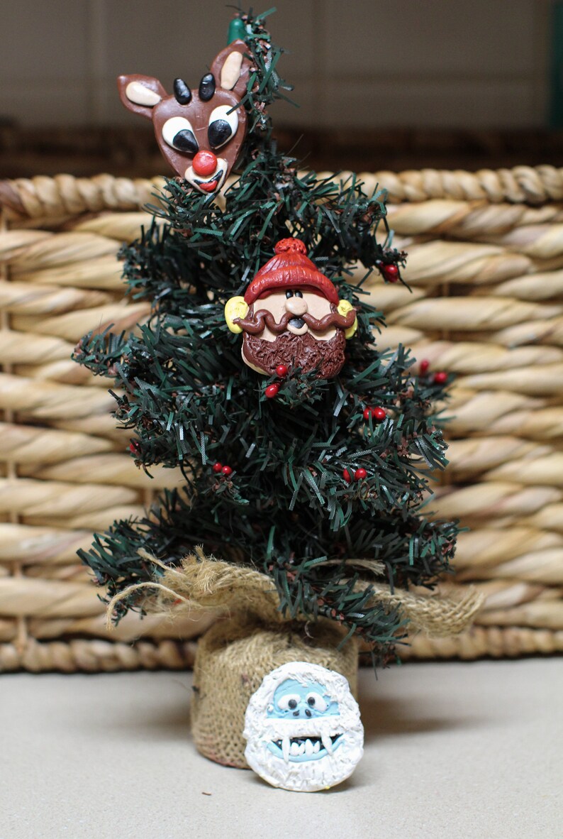 Rudolph Inspired Christmas Tree Ornaments // Christmas and - Etsy