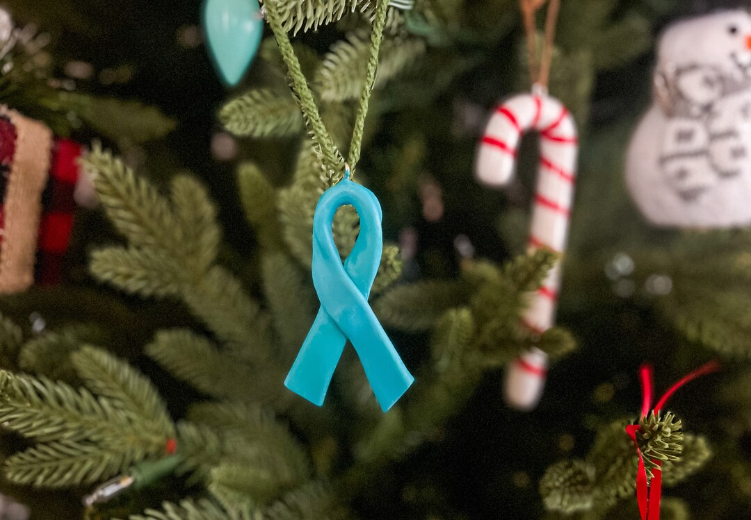 CANCER AWARENESS RIBBON Christmas Ornament - Etsy