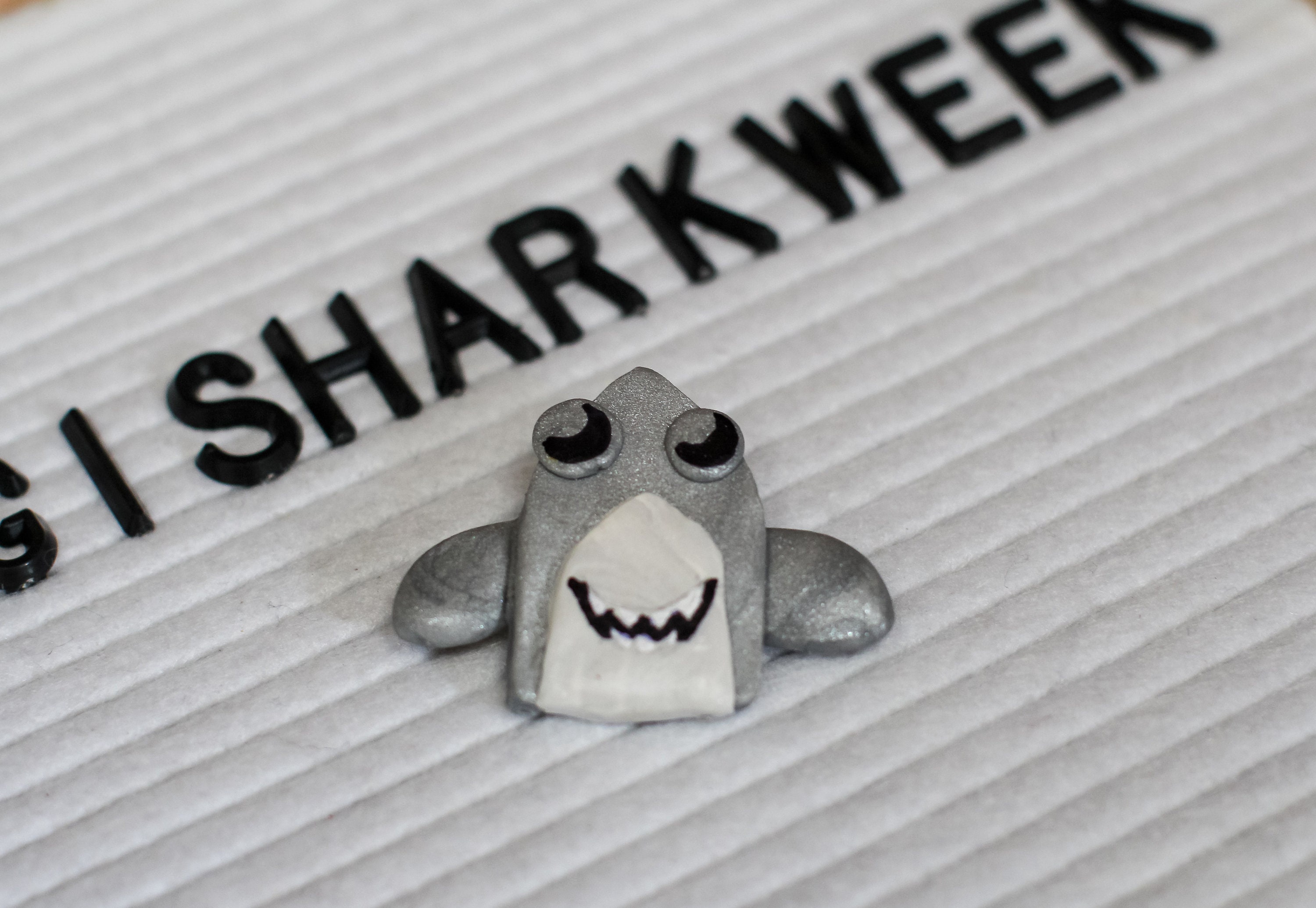 Shark Letter Board Ornament // Shark Week Felt Letter Board | Etsy