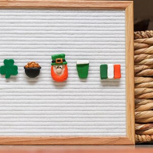 ST. PATRICK'S DAY Letterboard Ornaments / Felt Letter Board Accessories ...