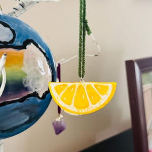 Lemon Slice Ornaments // Holiday & Christmas Decor // Summer Decor - Etsy