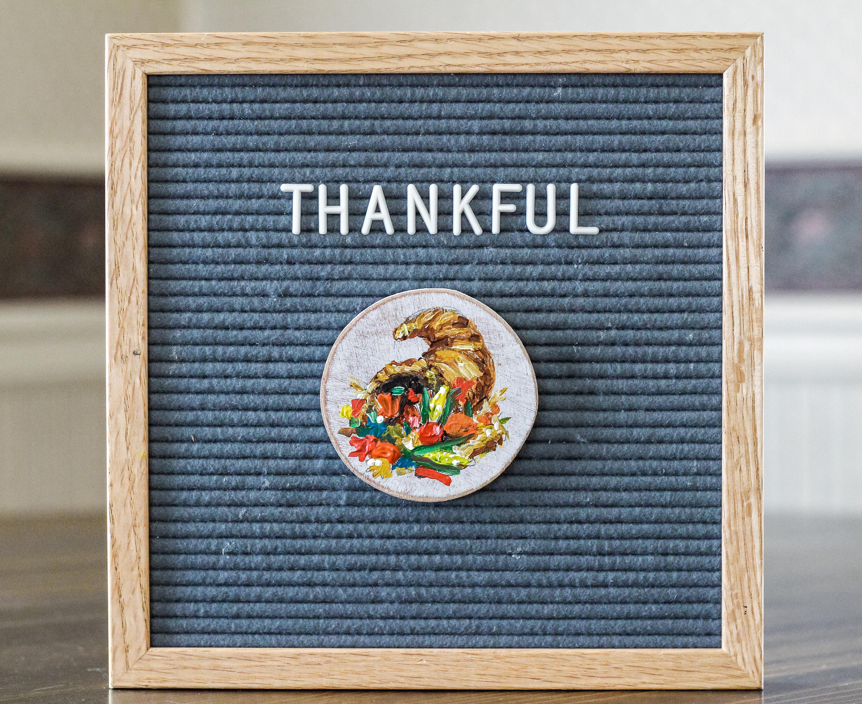 THANKSGIVING Letterboard ORNAMENT CORNUCOPIA // Letterboard | Etsy