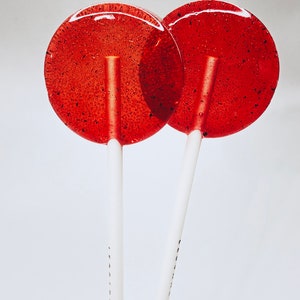 Raspberry Ginger Lollipops: Ginger Candy Baby Shower Gift (6 per Order ...