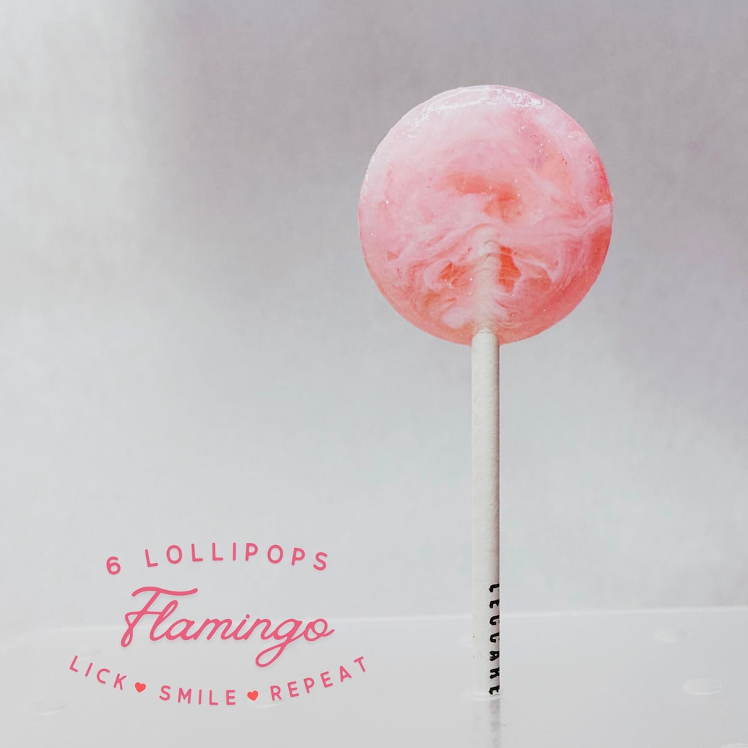 Baby Pink Glitter Lollipops: Tropical Punch Shower Favors - Etsy
