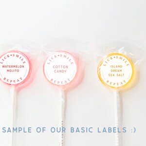 Strawberry Mojito // Cocktail Lollipops // Spring Wedding Favor ...