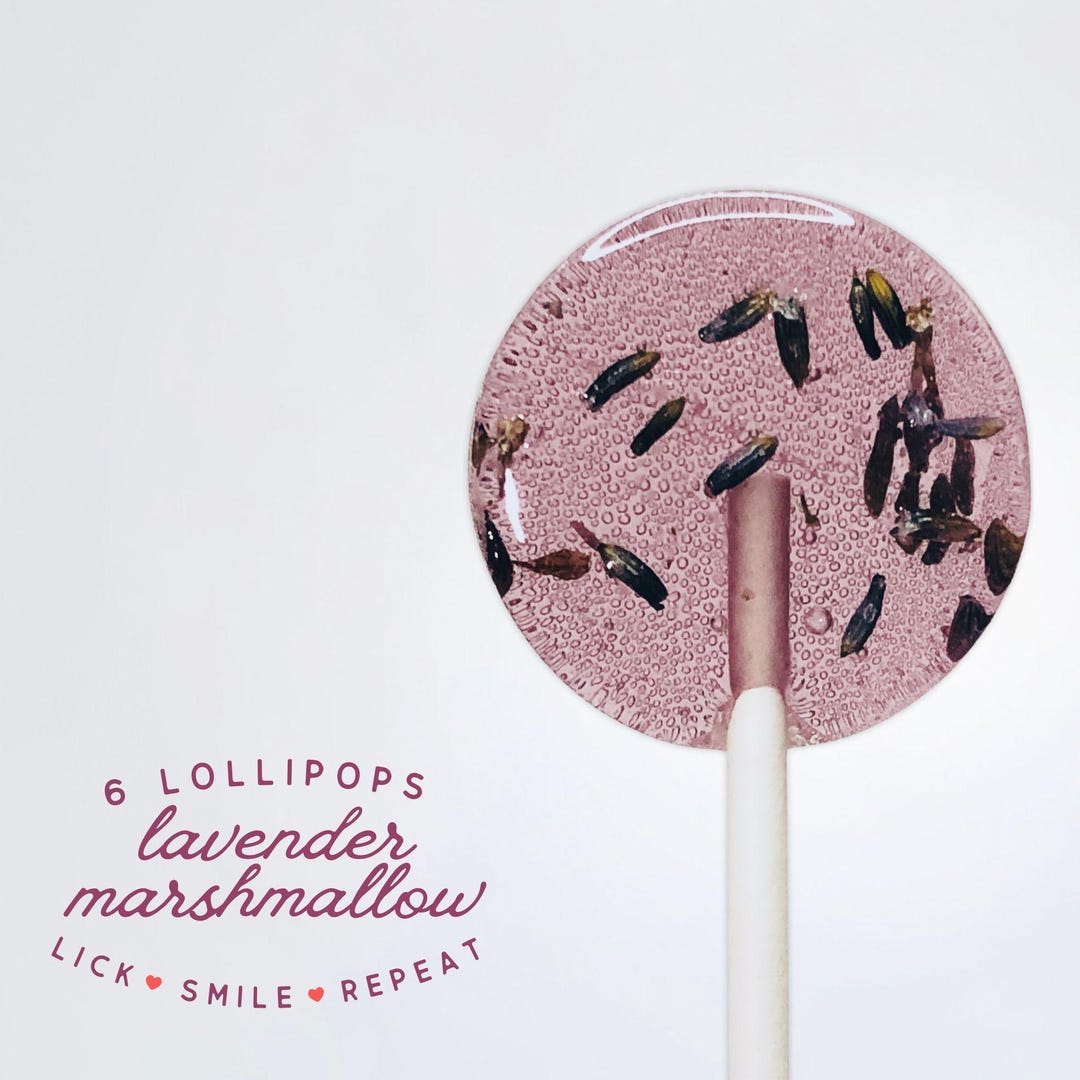 Lavender Wedding Favors | Flower Lollipops for Showers | Spring Wedding ...