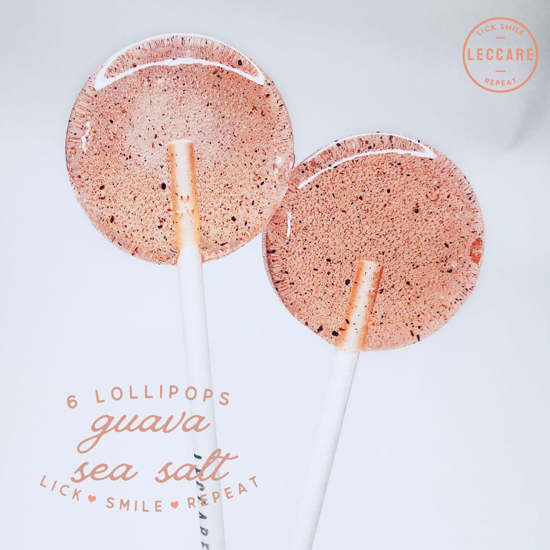 Guava Sea Salt Lollipops: Tropical Hawaiian Wedding Favors (6 per Order ...