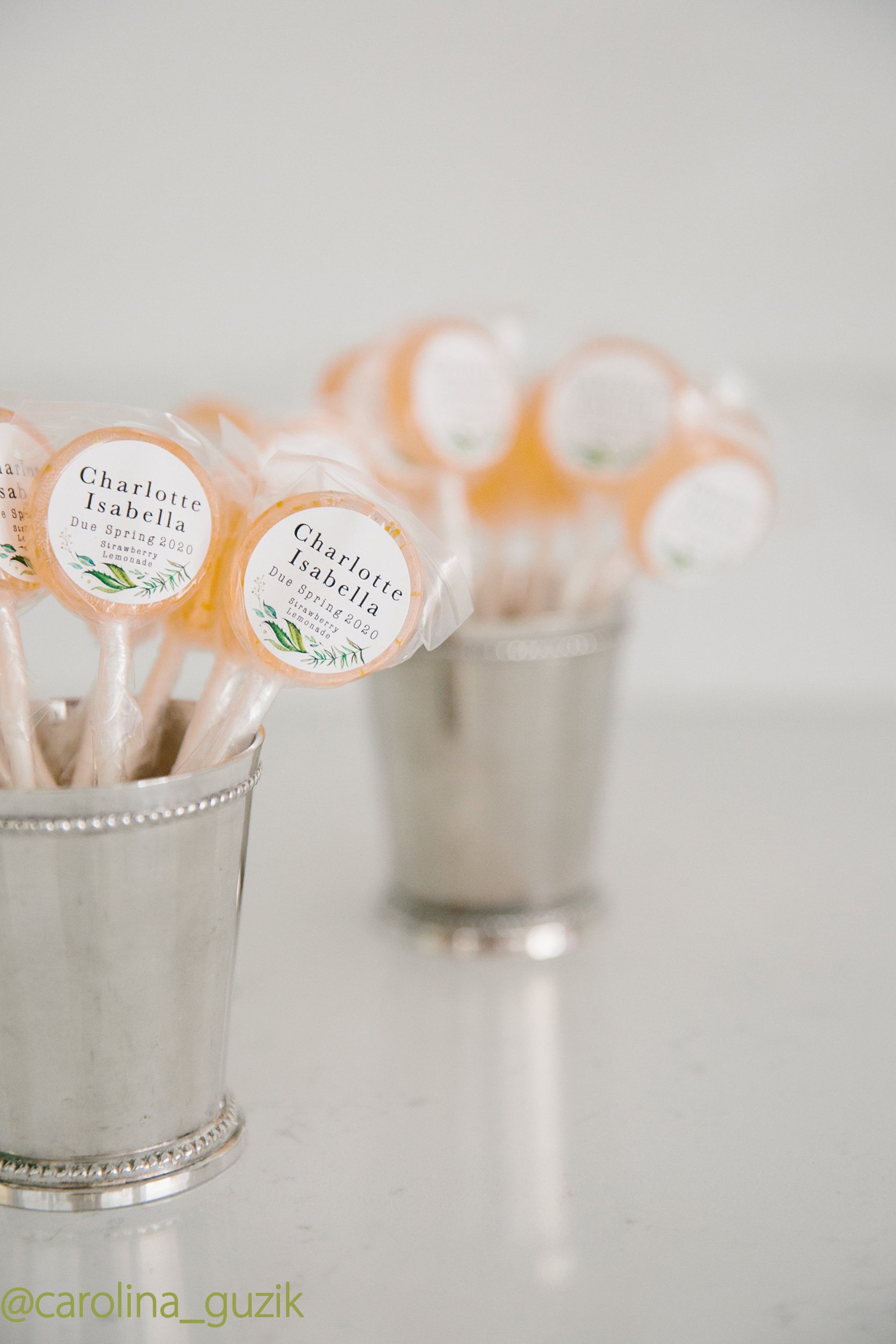 Strawberry Lemonade Lollipops // Glitter Lollipops // Favor | Etsy