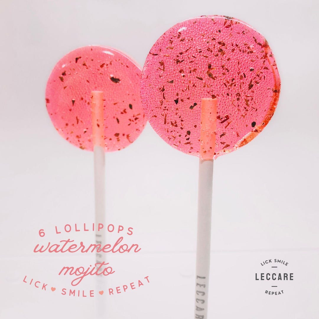 Watermelon + Mint Lollipops // Watermelon Lollipops // Fall Lollipops ...