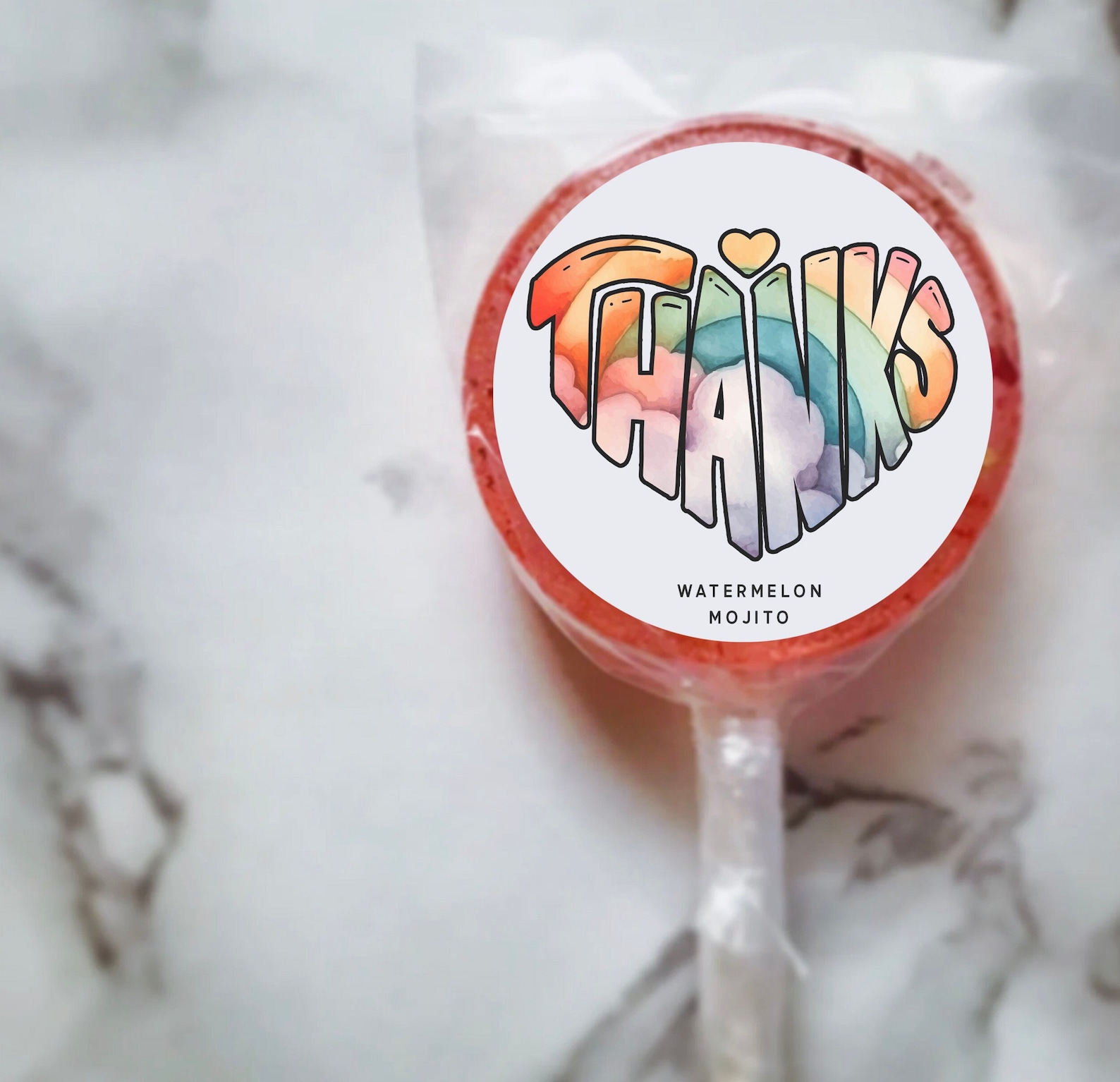 Thanks Lollipop Candy, Favors for Weddings, Thank You Corporate Gift ...