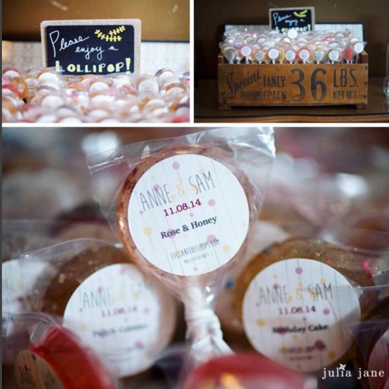 Lollipop Sampler Box // Favor Taste Test // Favors for Guest - Etsy