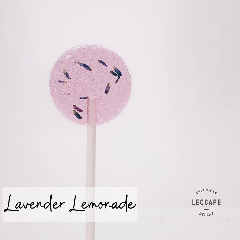Lavender Lemonade Lollipops for Weddings, Showers, and Gourmet Gifts ...