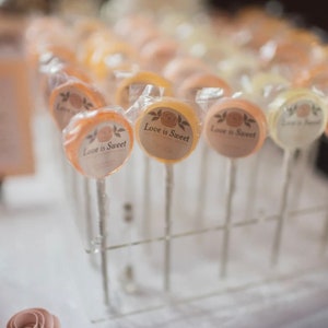 Raspberry Ginger Lollipops: Ginger Candy Baby Shower Gift (6 per Order ...