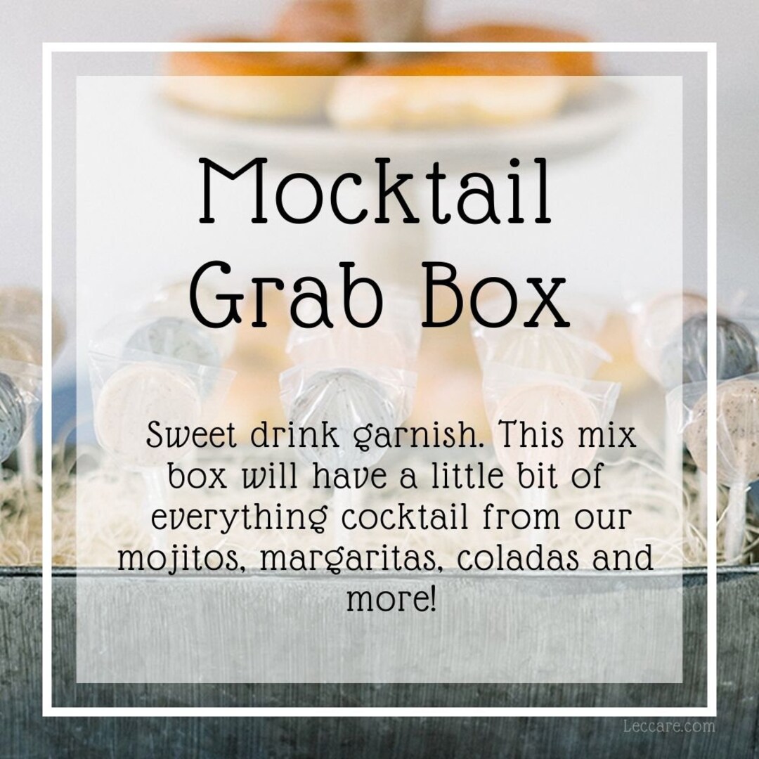 Mocktail, Cocktail Sample Sale, Lollipop Mix Box // 30 Lollipops ...