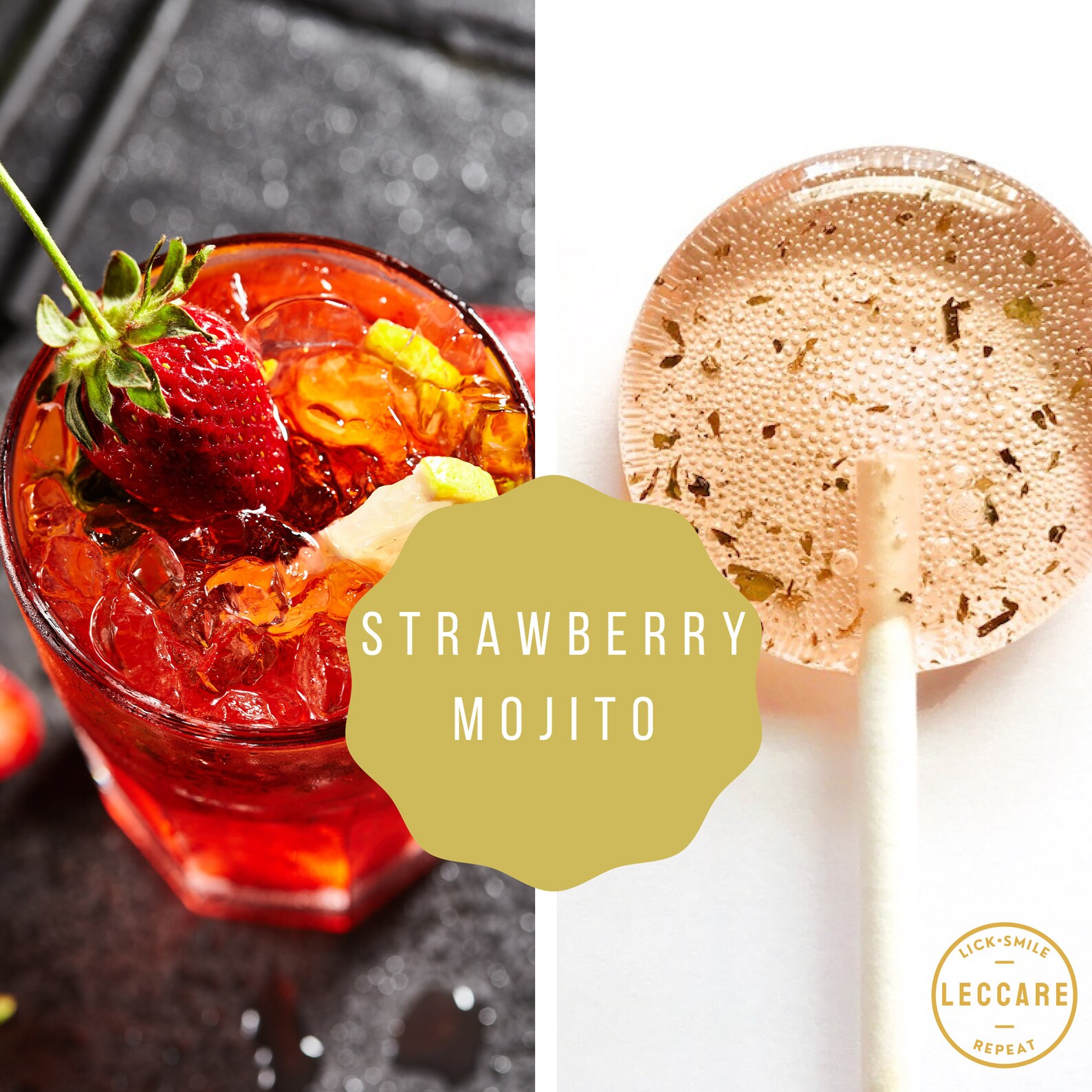 Strawberry Mojito // Cocktail Lollipops // Spring Wedding - Etsy