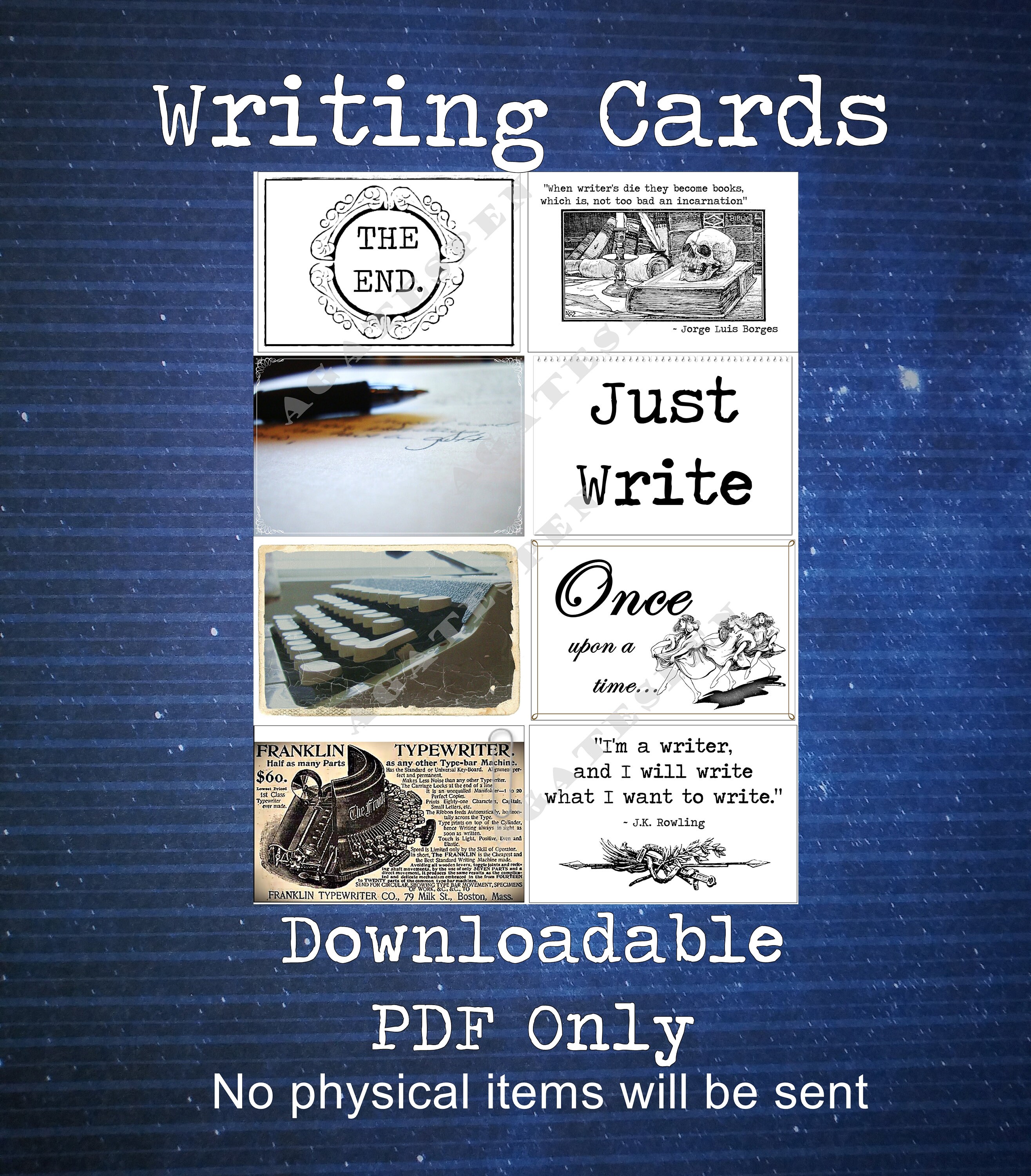 Writer Printable Pack - Etsy