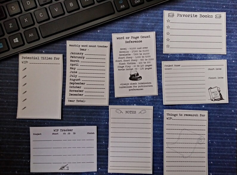 Writer Printable Pack - Etsy