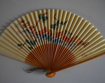 Vintage hand fan | Etsy