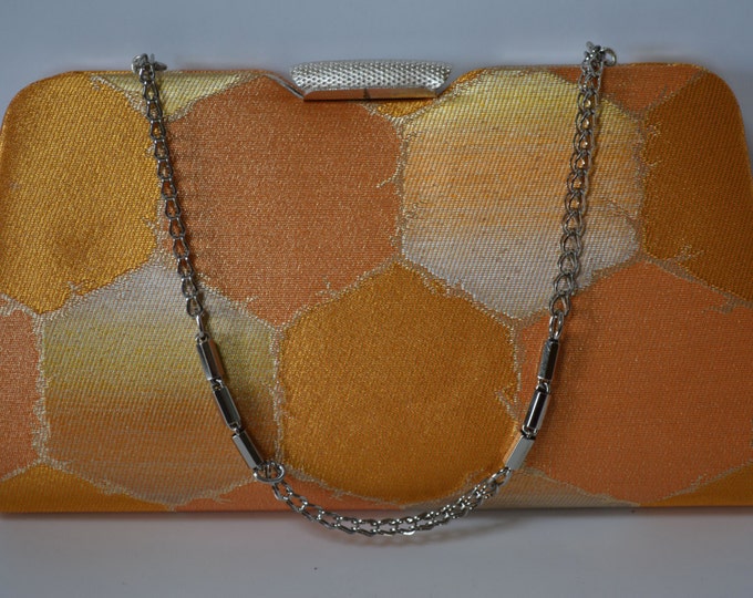 Bridal Purse Metallic Orange Brocade Handbag or Clutch Purse - Etsy