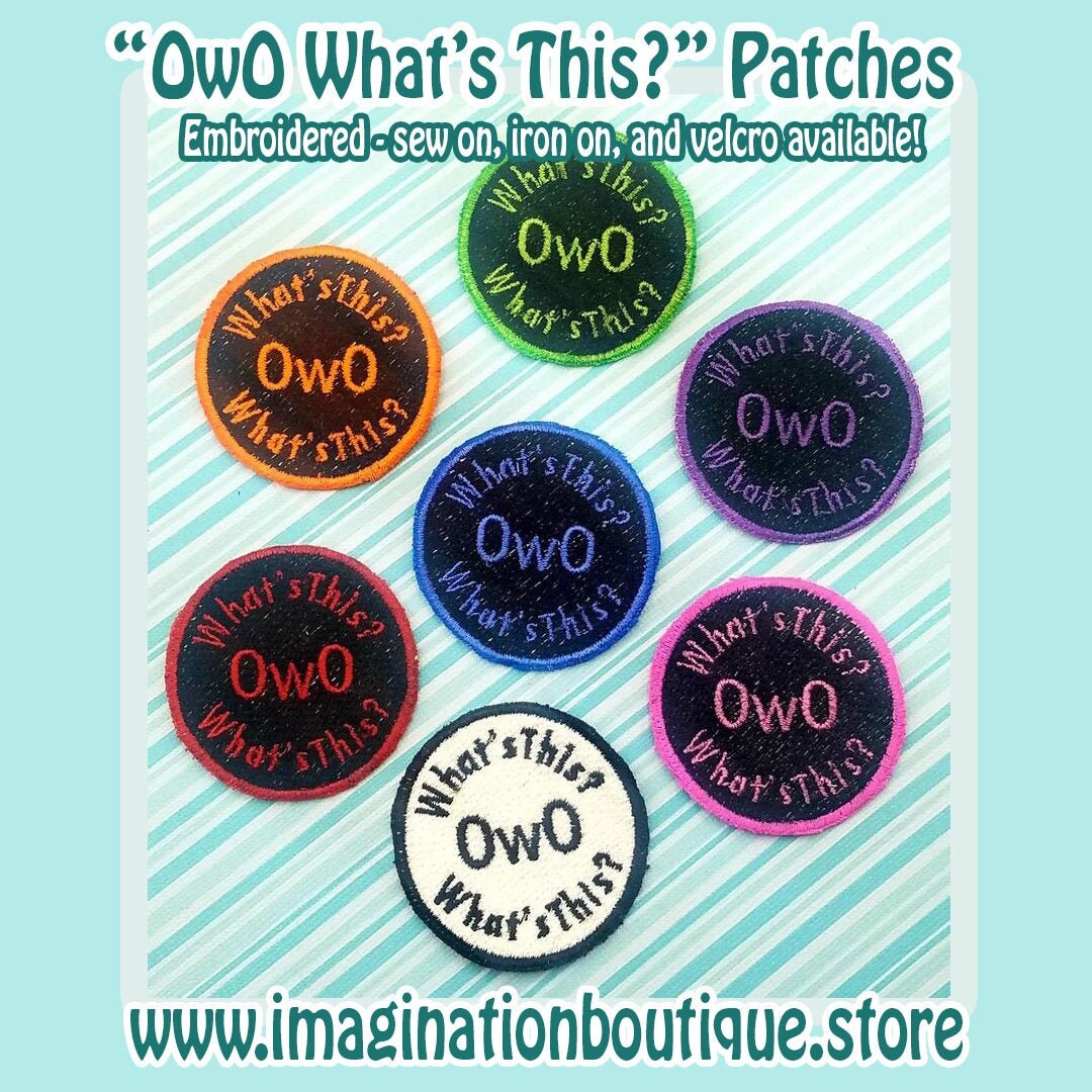 Owo What's This? Patch - Etsy