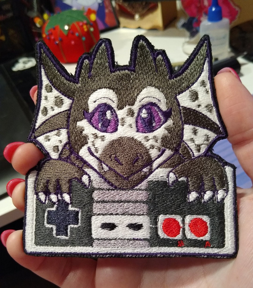 Game Controller Custom Embroidered Patch - Etsy