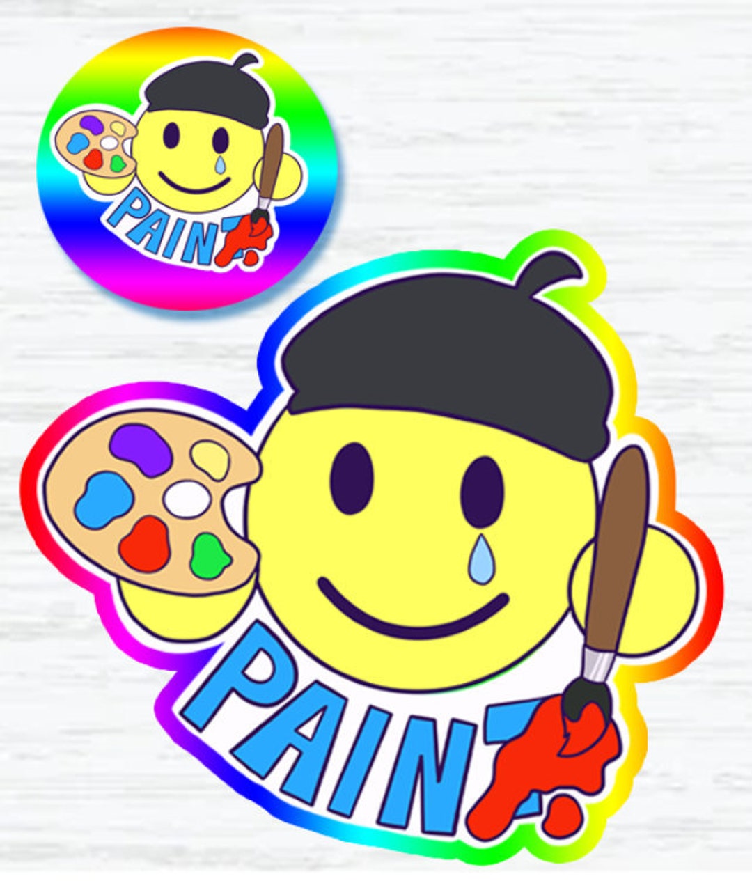 Art is Pain - Stickers & Buttons - Etsy