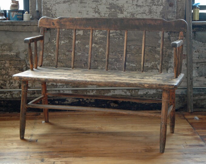 Reserved: Vintage Pine Beacons Bench Dining Bench Bench With Back ...