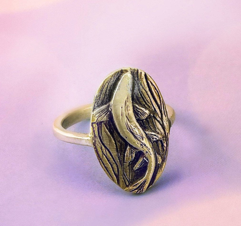 Swimming Trout Ring- Sterling Silver Fly Fishing Jewelry, Gift for Her ...